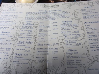 Champany Inn, Linlithgow, Scotland - Le Continental